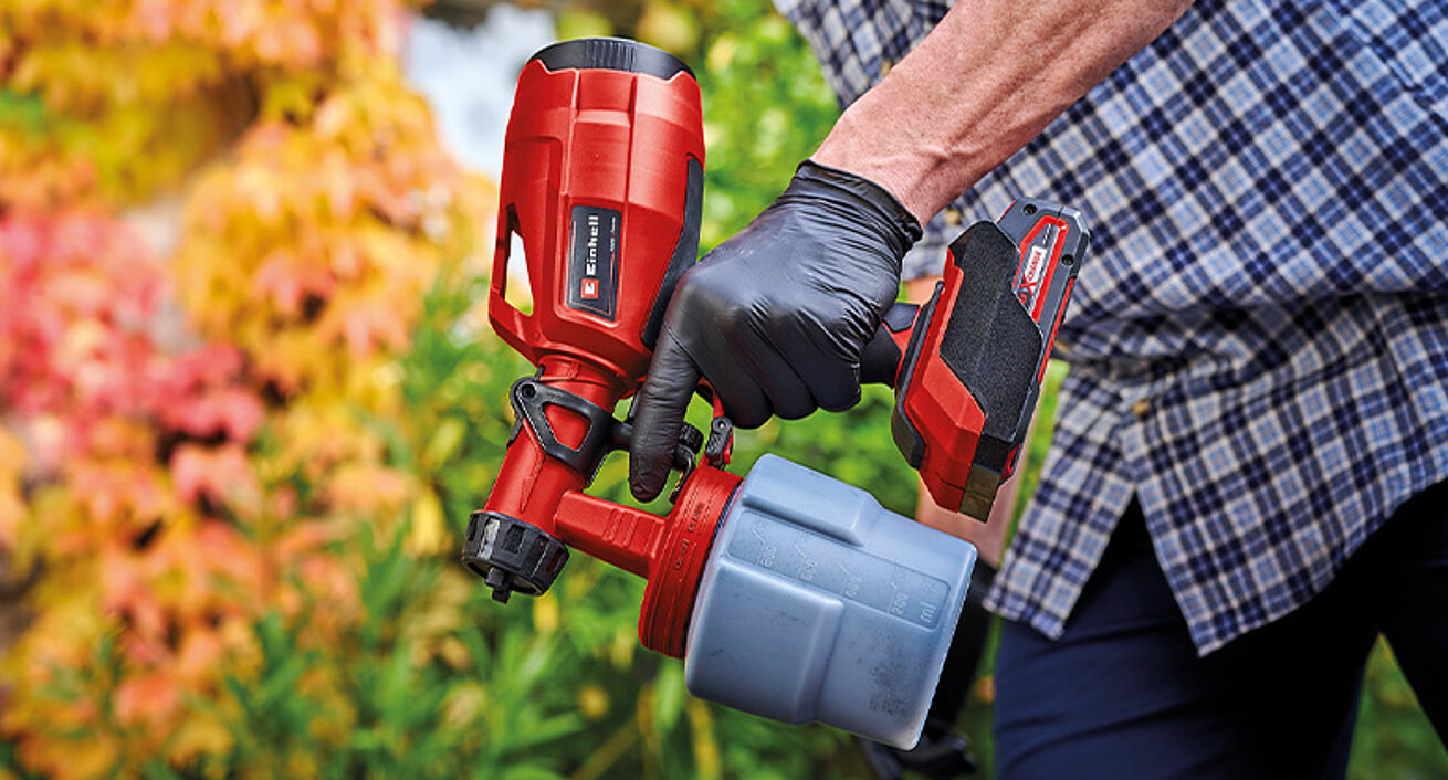 Practical accessories for paint sprayers | Einhell.at